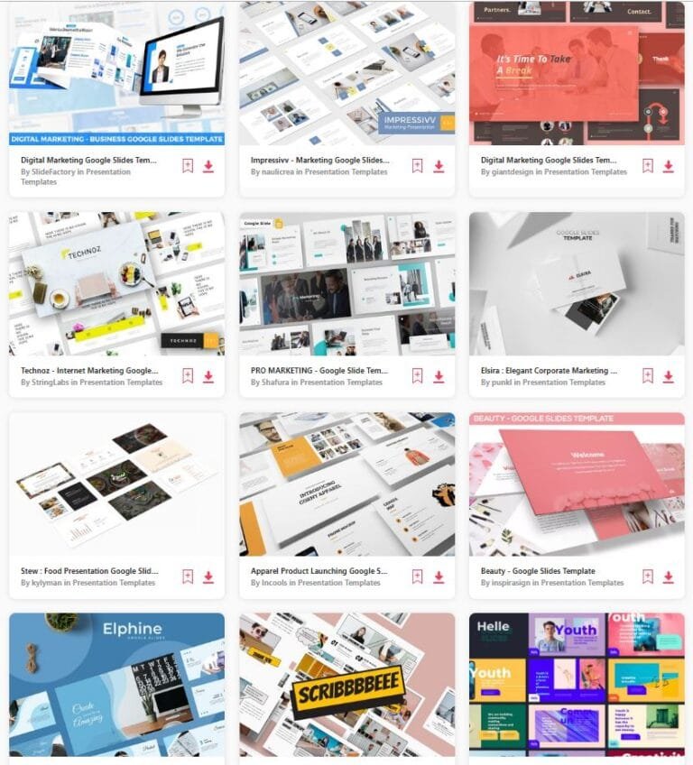 Google Slide Themes to Present Your Business Products and Services ...